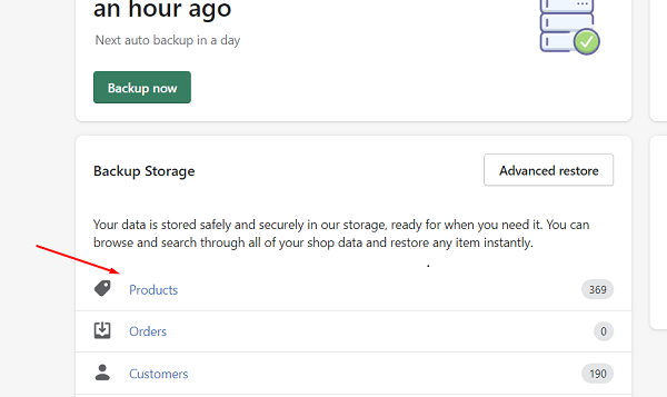 How to restore an individual item – BackupMaster